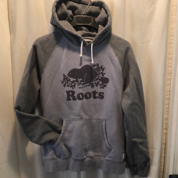 Roots | Shirts | Roots Brand Saltpepper Kanga Beaver Hoodie | Poshmark